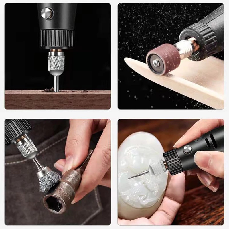 12V DC Grinder Tool Mini Dremel Drill Electric Grinding Set Milling Polishing Drilling Cutting ...