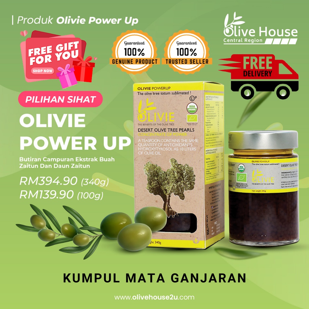 🔥 PREMIUM 🔥Olive House Olivie Power Up Butiran Campuran Ekstrak Buah dan Daun Zaitun | Shopee ...