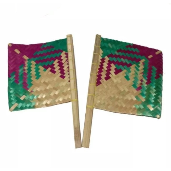 Bamboo woven fan Satay fan/ 1 piece/ | Shopee Malaysia