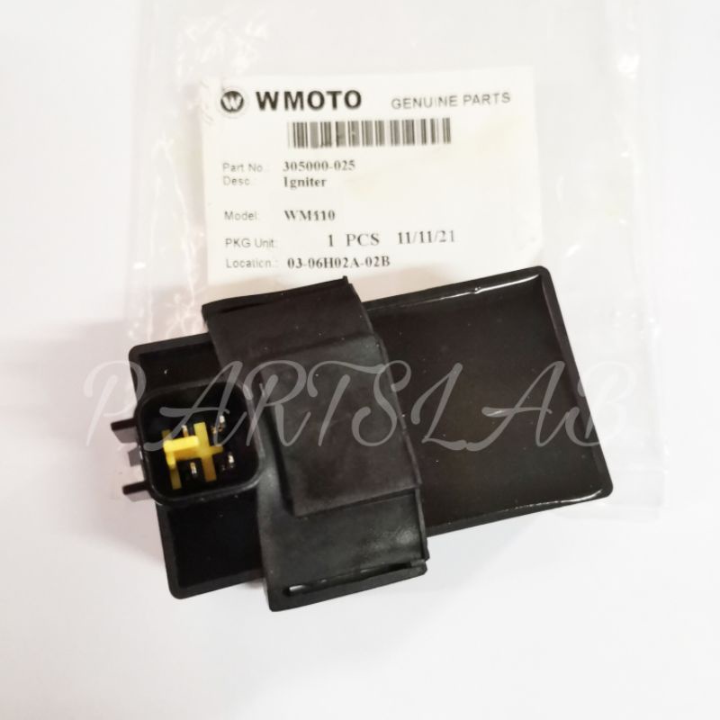 WMOTO WM110 IGNITER CDI UNIT ORIGINAL MFORCE 305000-025 | Shopee Malaysia