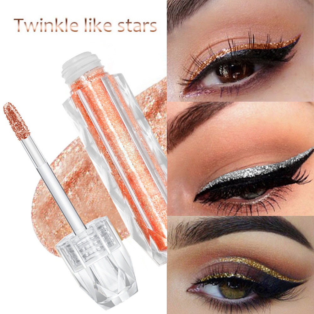 6 Colors Shimmer Diamond Shadows Bright Flash Glitter Luminous ...