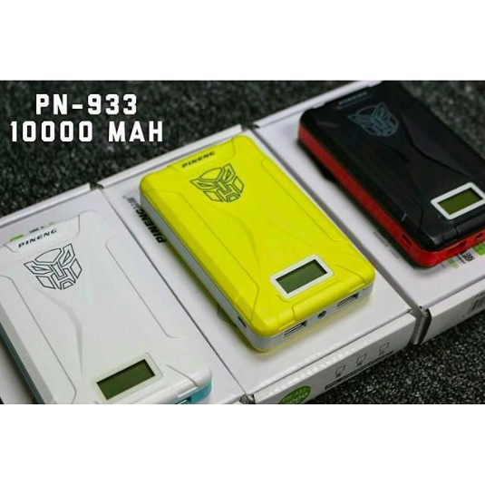 PINENG PN-933 10000mAh Transformer Logo with LED Digital Display Power ...
