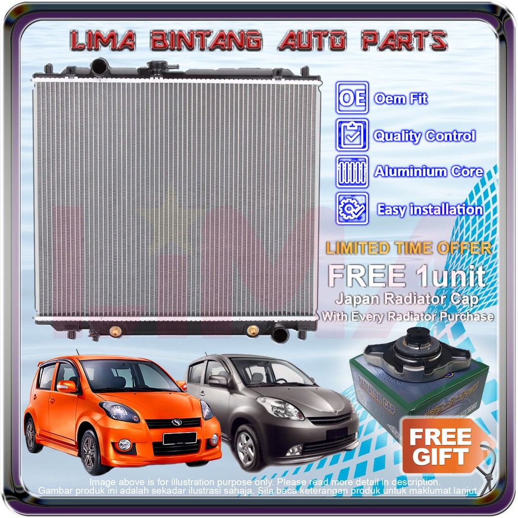 Perodua Myvi Radiator ( Double Layer ) *Free Cap* ( 2005-2011 ...