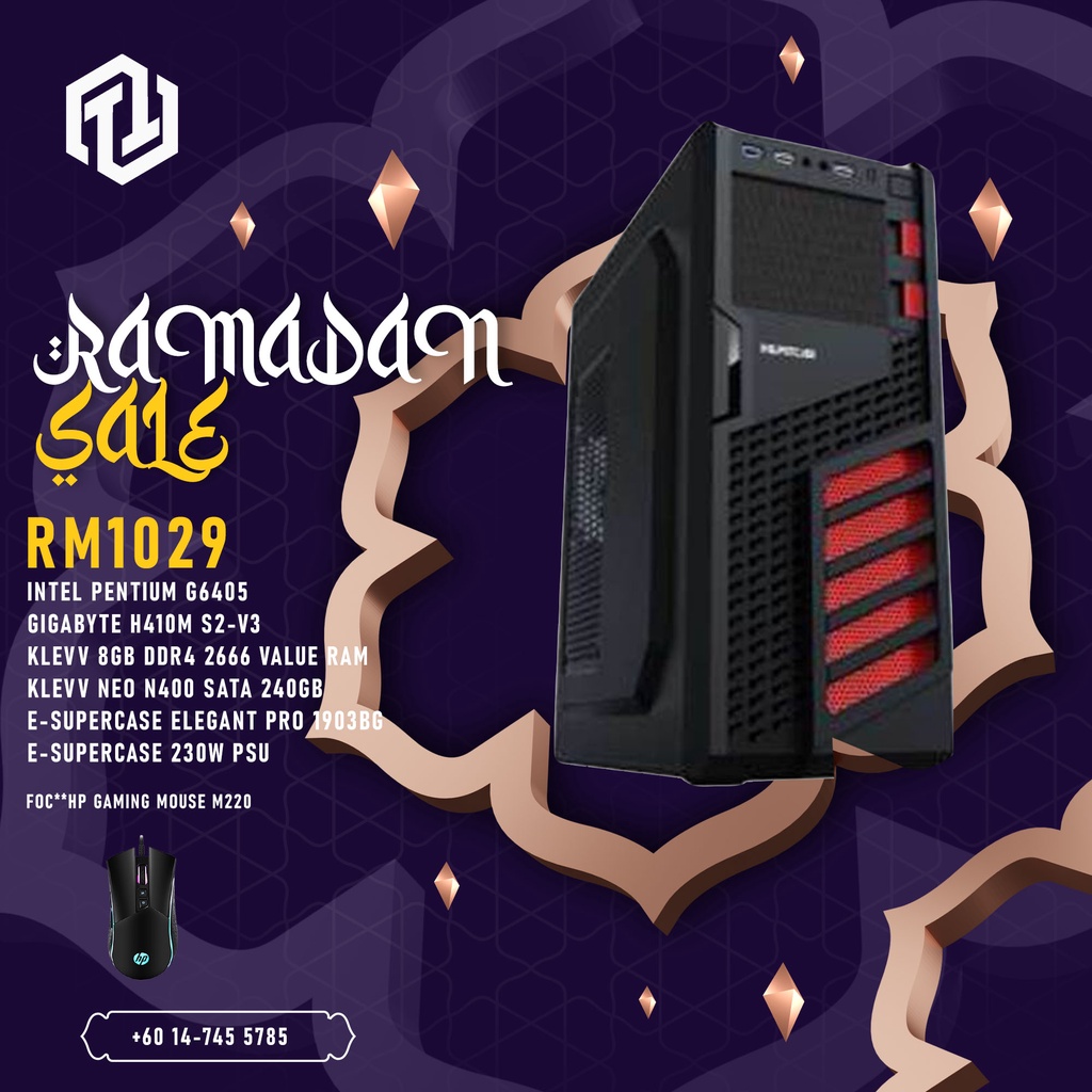 PC GAMING CUSTOM BUILD | Shopee Malaysia