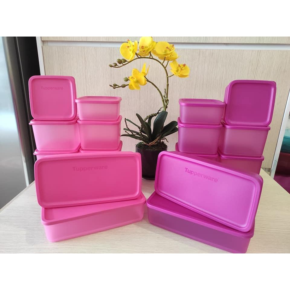 🔥 HOT ITEM 🔥[READY STOCK] - Tupperware - So Fresh Square Combo | Shopee ...