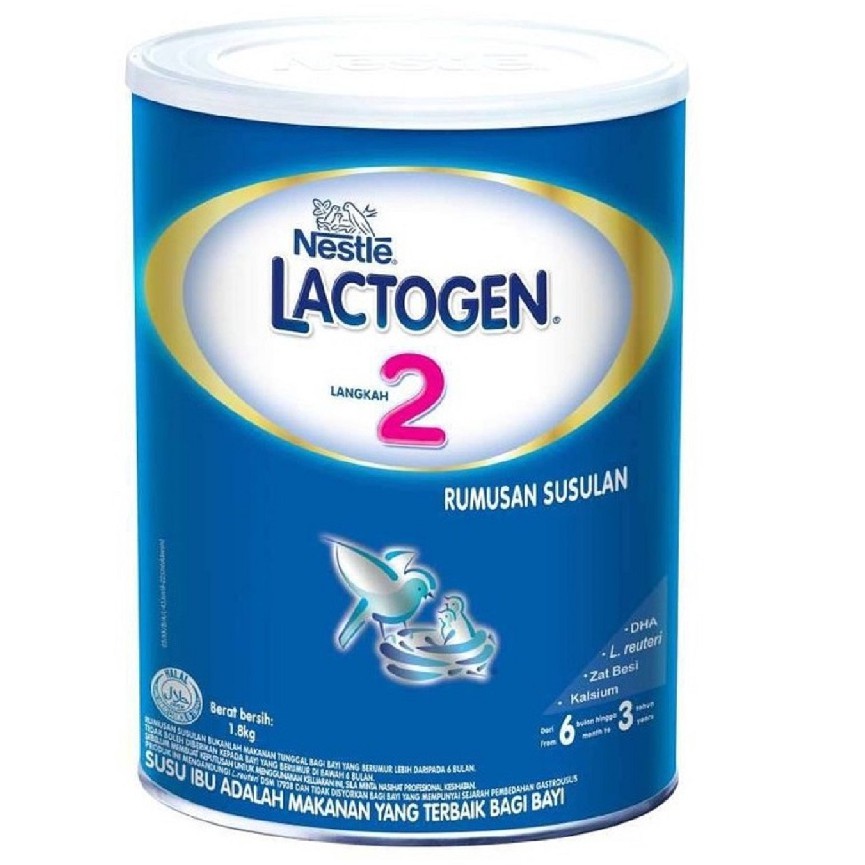 Nestlé Lactogen Step 2 Follow Up Formula from 6 Month to 3 Years 1.8kg ...