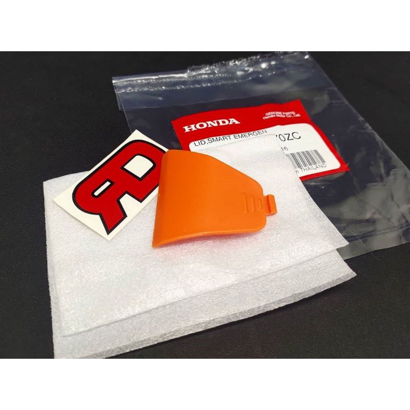 Cover Lid Emergency Smartkey Orange Color Original Honda Click 150 ...