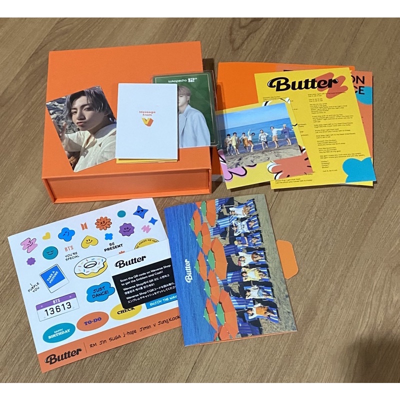 Bts Butter Album fullset official V jungkook jin Shop photocard bonus ...