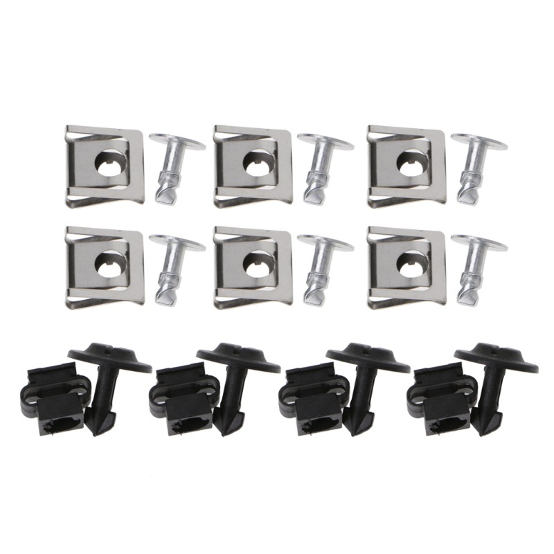 20PCS Undertray Guard Engine Under Cover Fixing Clips Screw KIT For AUDI A4 A6 | Shopee Malaysia