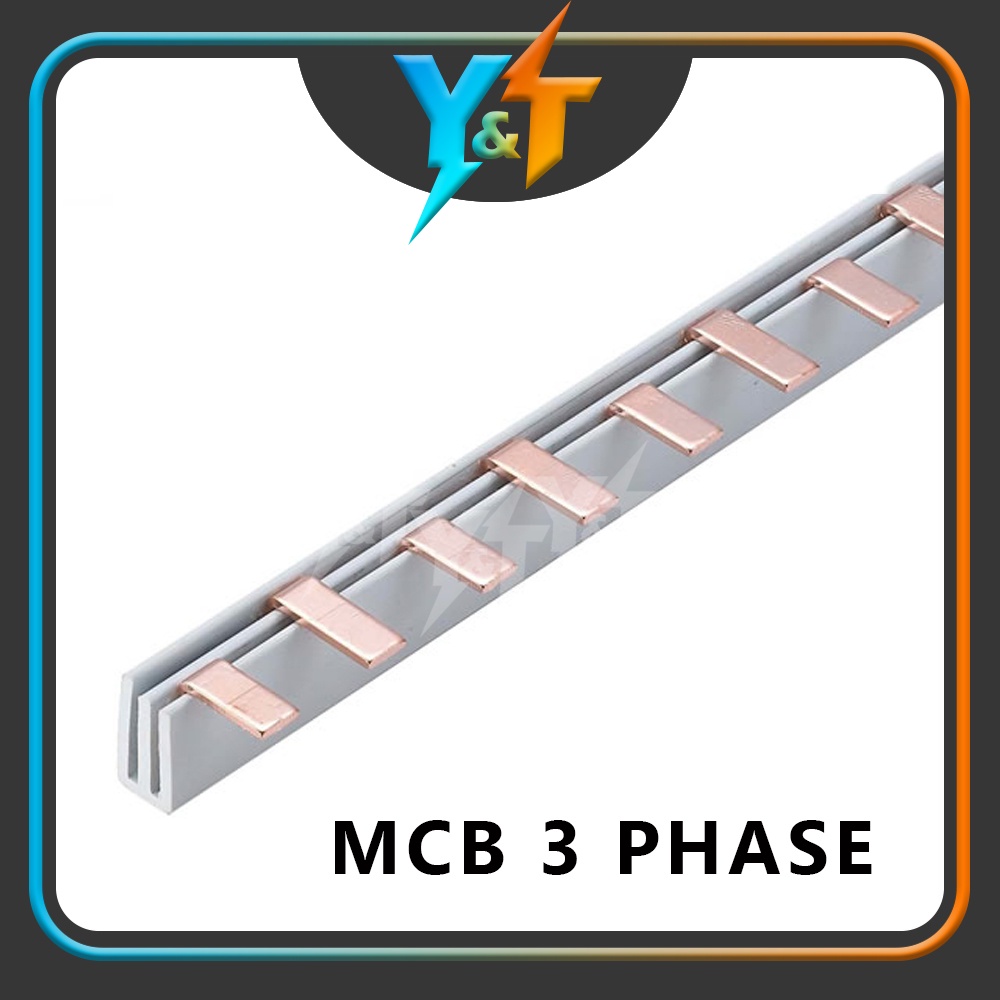 MCB Three Phase Copper Bus Bar with PVC Insulated 1 METER | Shopee Malaysia