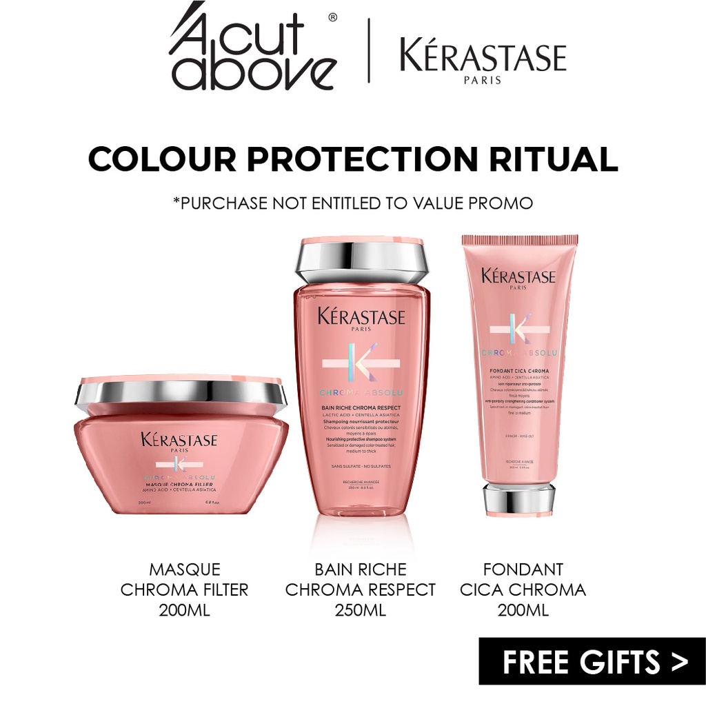 Kerastase Color Protection Ritual: Chroma Absolu Bain Riche Chroma ...
