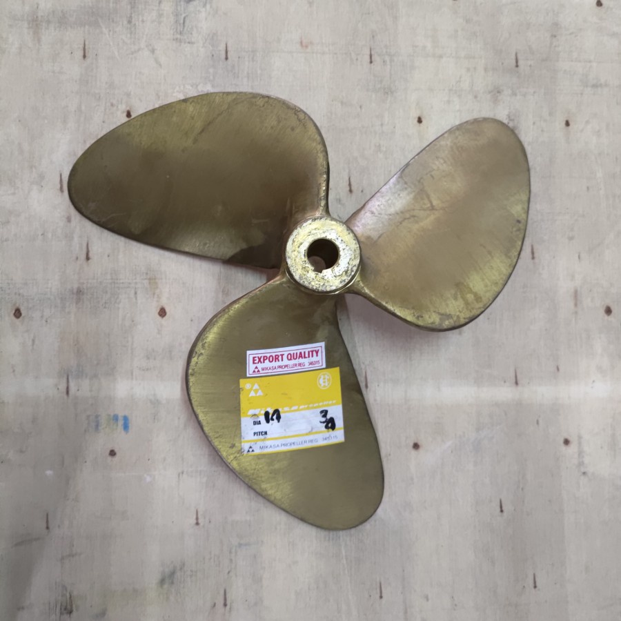 Mikasa Brass Leaf Boat Fan Propeller Wheel 14 Inch Axle 1 Inch | Shopee ...