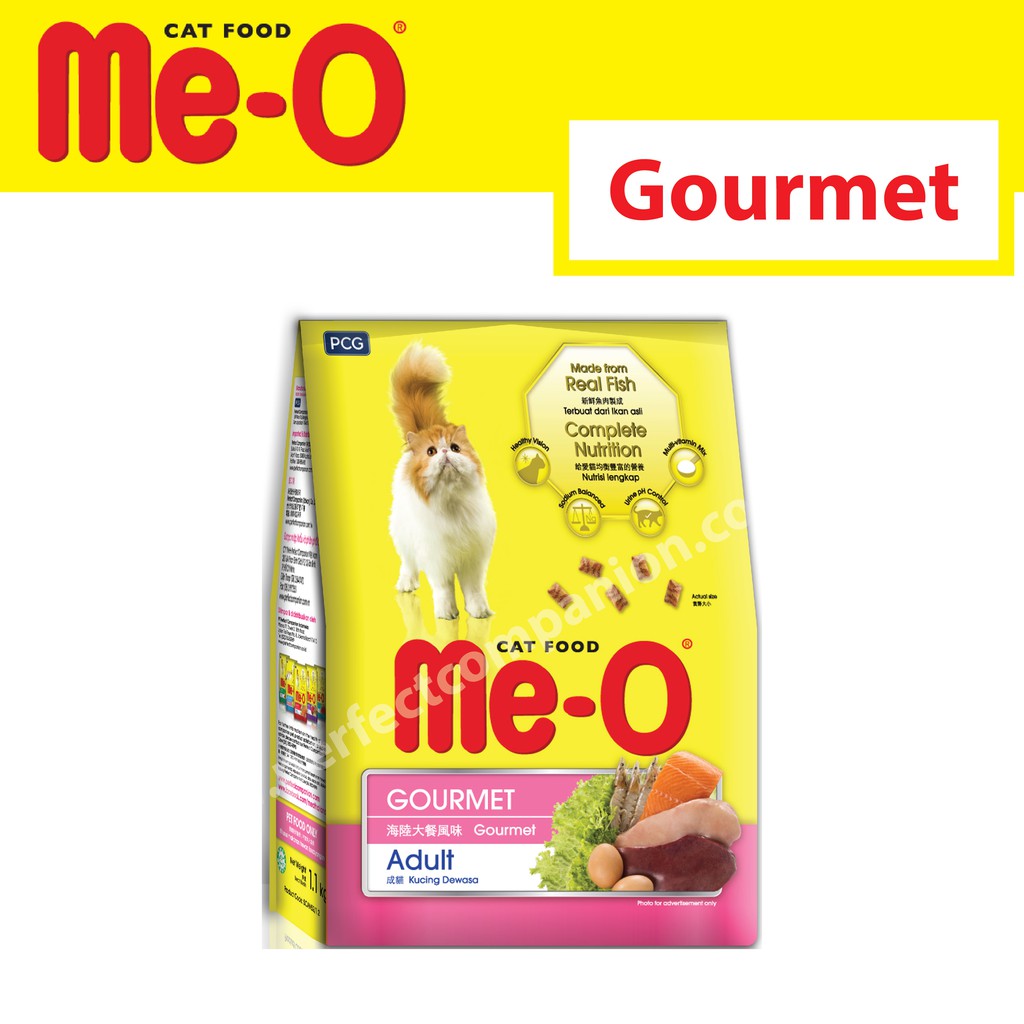 MeO Cat Dry Food - Gourmet (1.1kg) | Shopee Malaysia