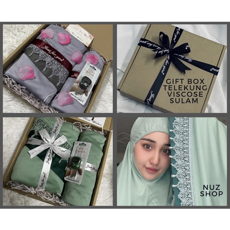 SET GIFT BOX TELEKUNG VISCOSE SULAM PREMIUM SURPRISE GIFT TELEKUNG ...