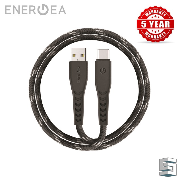 Energea NyloFlex USB-A To USB-C Cable - Black (1.5M/3M) | Shopee Malaysia