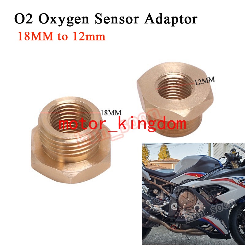 Exhaust Pipe O2 Oxygen Sensor Adaptor 18MM to 12MM | Shopee Malaysia