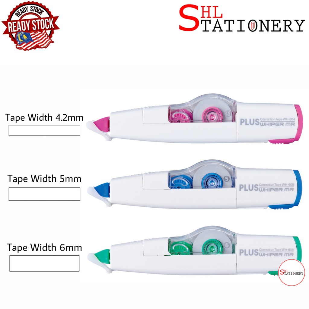 PLUS Whiper Mr Refillable Correction Tape Whiper Mini Roller (4.2 / 5 ...
