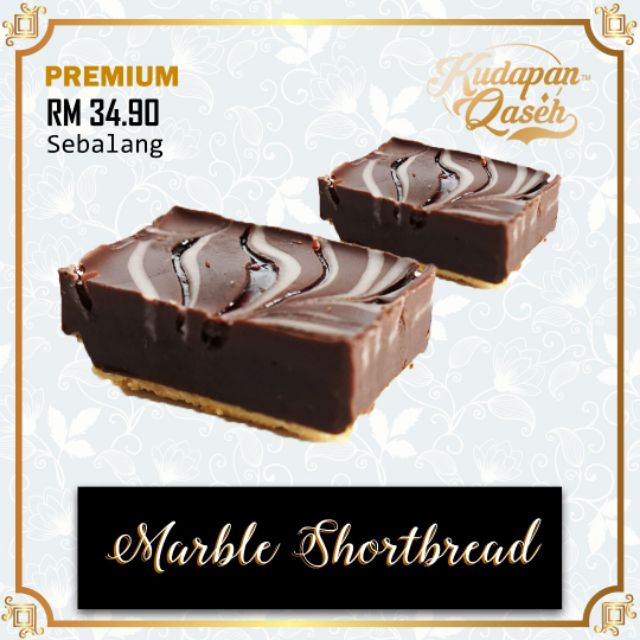 MARBLE SHORTBREAD COOKIES BY KUDAPAN QASEH | BISKUT RAYA 2020 [ME ...