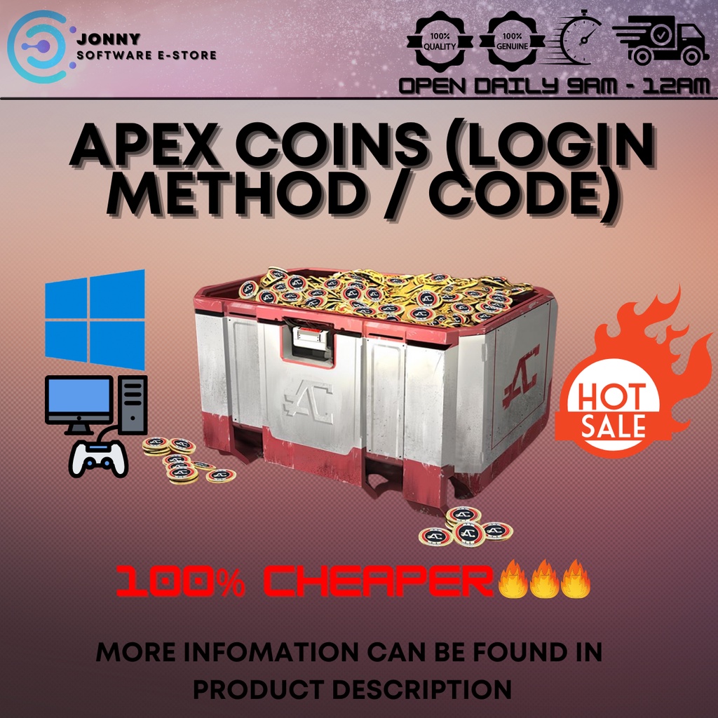 🔥🔥APEX Legends Coins 1000/2150/4350/6700/11500 (Apex Coins Steam & Apex ...