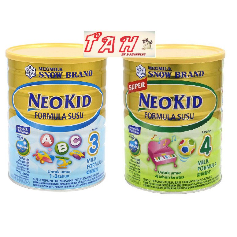 Snow Brand Neo Kid Step 3/4 900G Growing-Up Milk Formula | Shopee Malaysia