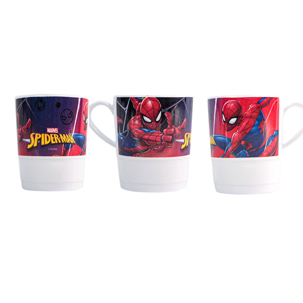 New! Spiderman Melamine Cutlery Set For Kids / BPA Free/ Spider-Man ...