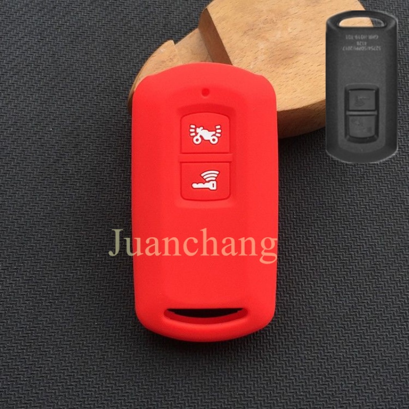 2/3Button Silicone Motor Remote Key Fob Case For Honda PCX 150 Hybrid X ...