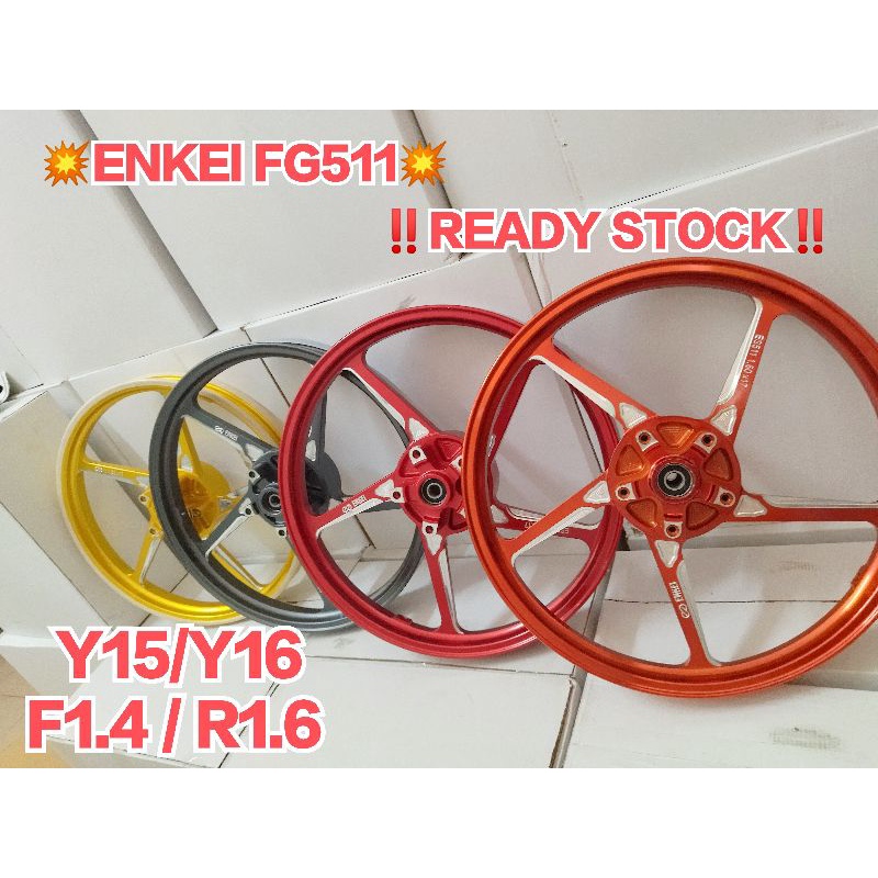 Y15 / Y15ZR / Y16 / Y16ZR SPORT RIM ENKEI FG511 F1.4 / R1.6 SIAP BEARING AND BUSH | Shopee Malaysia