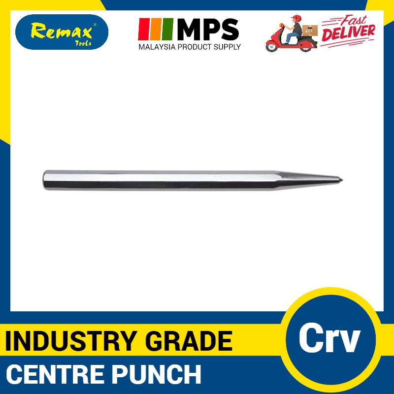 REMAX 150MM CRV CENTRE PUNCH (JAPAN QUALITY) / CENTER PUNCH / PUMUKUL ...