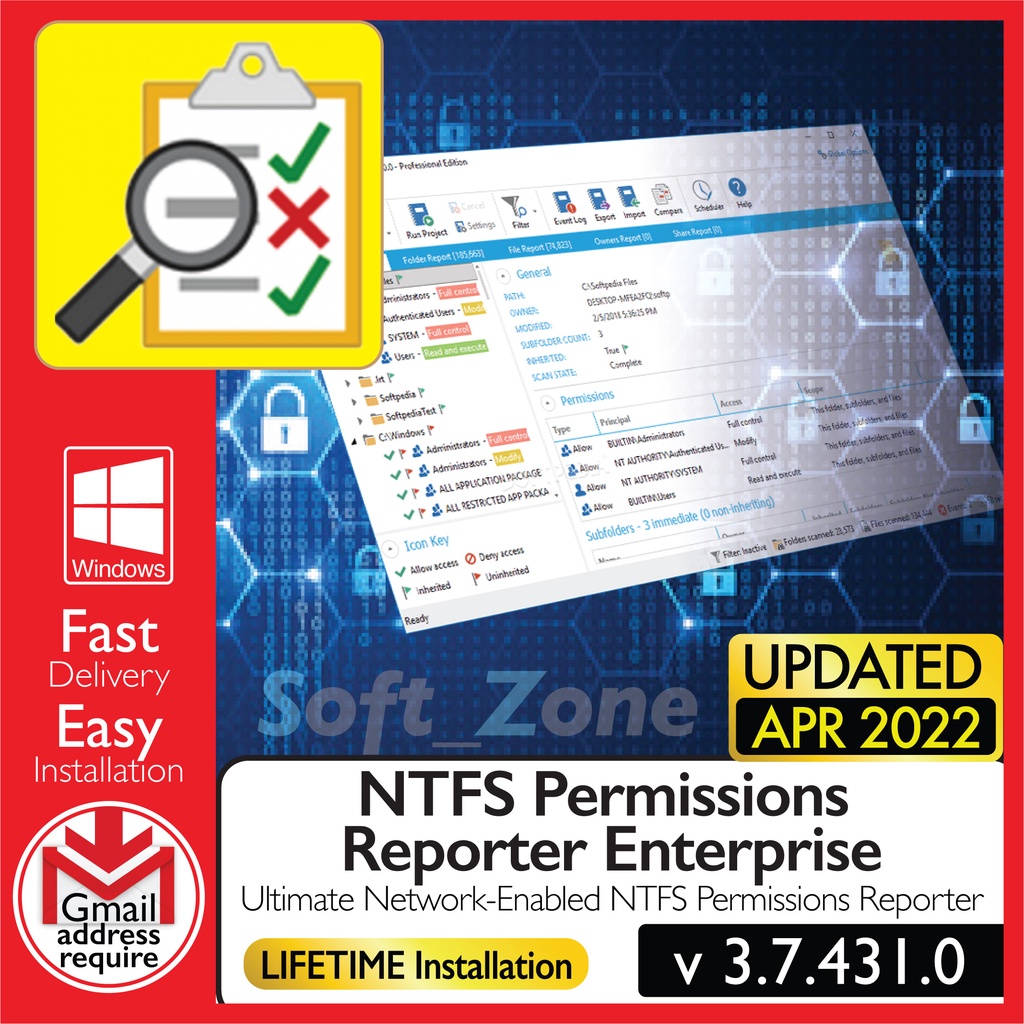NTFS Permissions Reporter 3.7.431.0 Enterprise - Ultimate Network ...