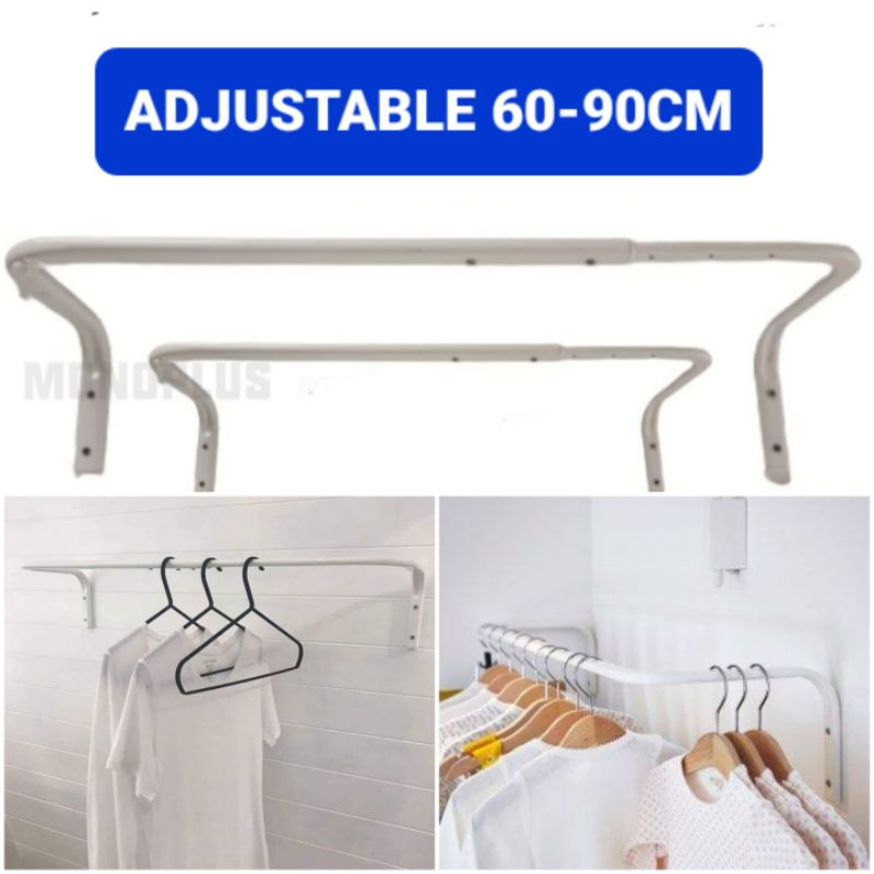 MULIG CLOTH BAR ADJUSTABLE | Shopee Malaysia