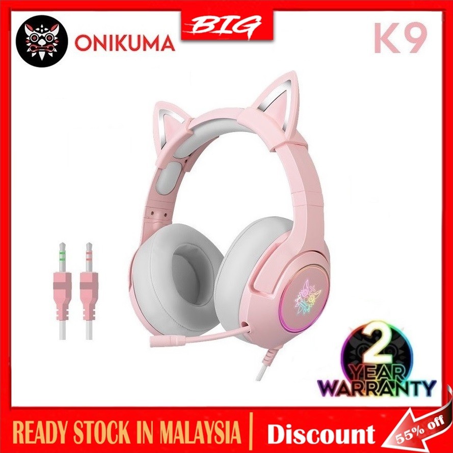 ONIKUMA K9 RGB Gaming Headset Gaming headset compatible with both PC ...