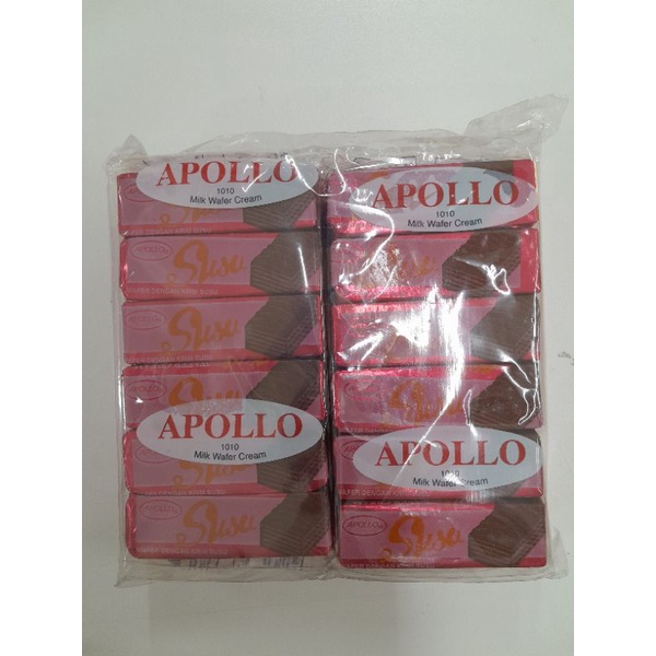 Apollo Milk Chocolate Wafer Cream / Milk Wafer Cream (48 individual ...