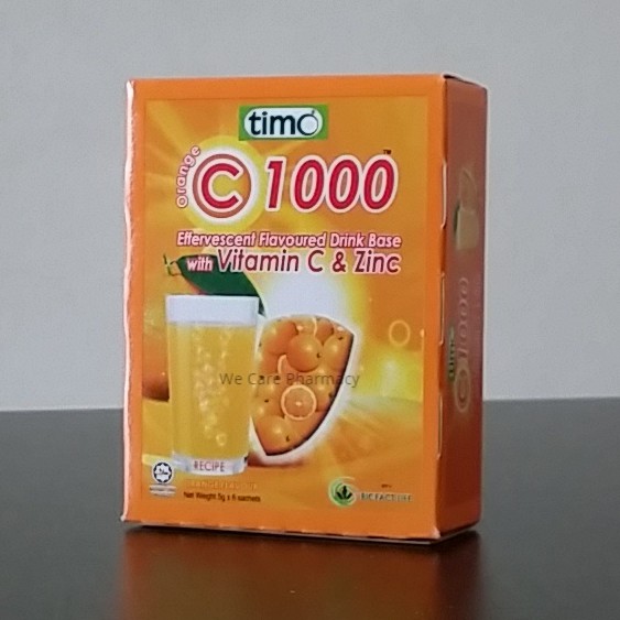 TIMO Orange C 1000 Effervescent Flavoured Drink Base With Vitamin C ...