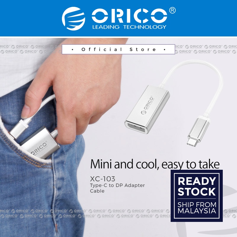 ORICO XC-103 Type C to Display Port Adapter Converter 4K 60Hz | Shopee ...
