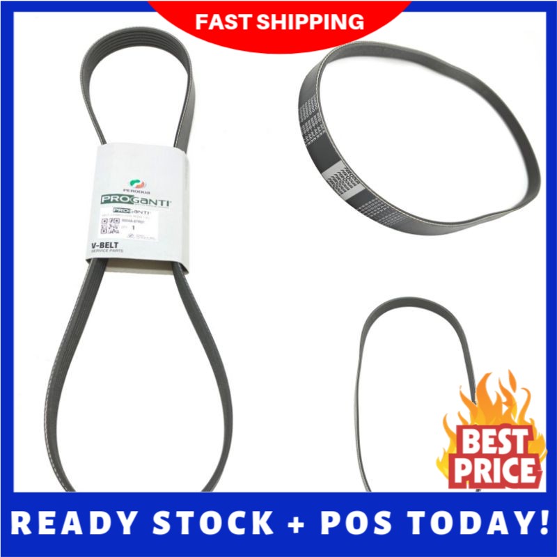 ORIGINAL PERODUA AXIA & BEZZA 1.0 PRO GANTI GENIUNE FAN BELT/ V-BELT ...