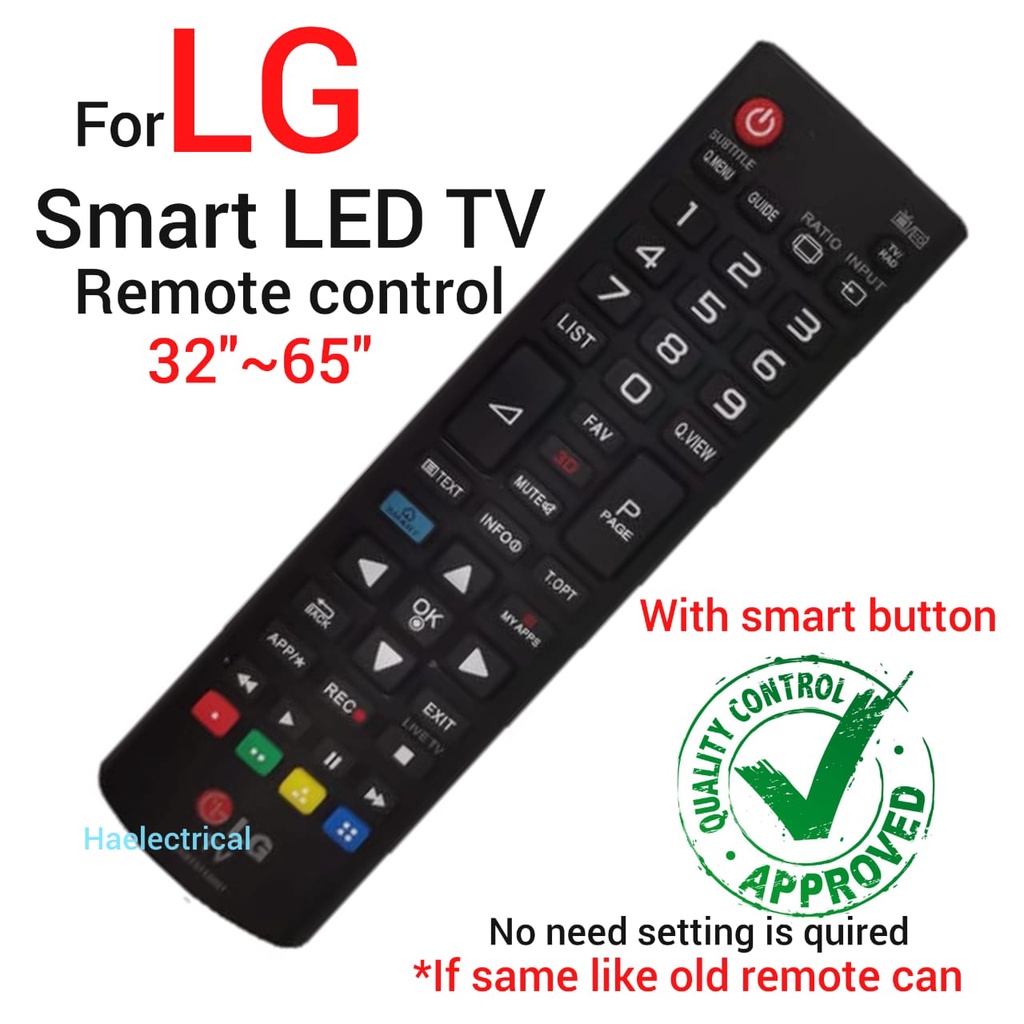 LG TV Remote With Smart (NEW) | Shopee Malaysia