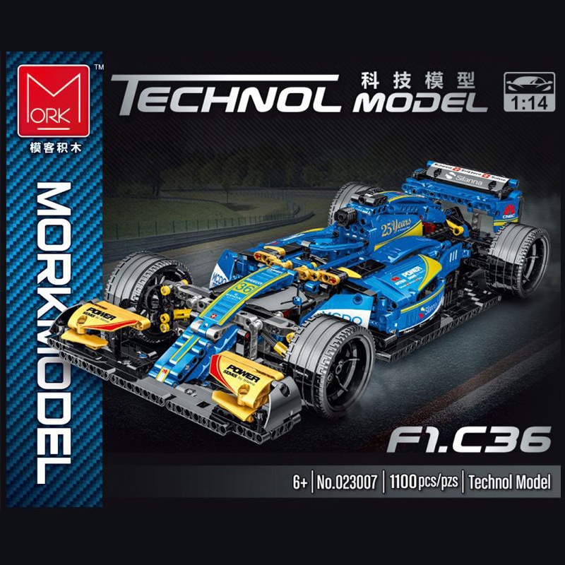 JTS MORK MODEL F1 Racing Car 1:10 Models 023005 023009 Racer Building ...