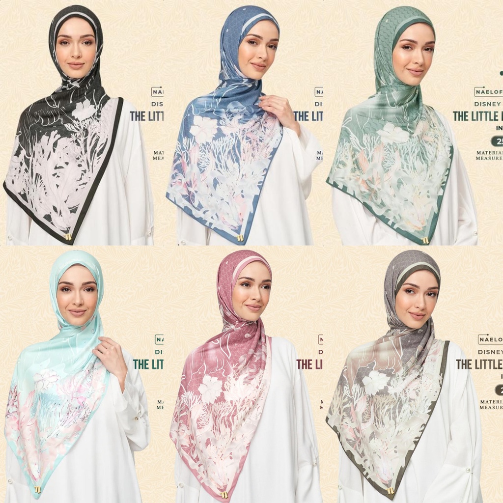 Disney x Neelofa The Little Mermaid Shawl | Shopee Malaysia