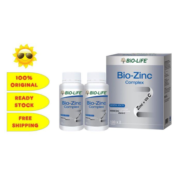 Bio Life Bio-Zinc Complex 100X2 [EXP 11/25] | Shopee Malaysia
