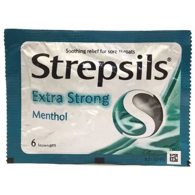 Strepsils Extra Strong Menthol Flavoured ANtiseptic Candy - 6 Lozenges | Shopee Malaysia