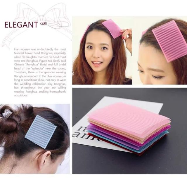 2 pcs set hair sticky piece ( black ) | Shopee Malaysia