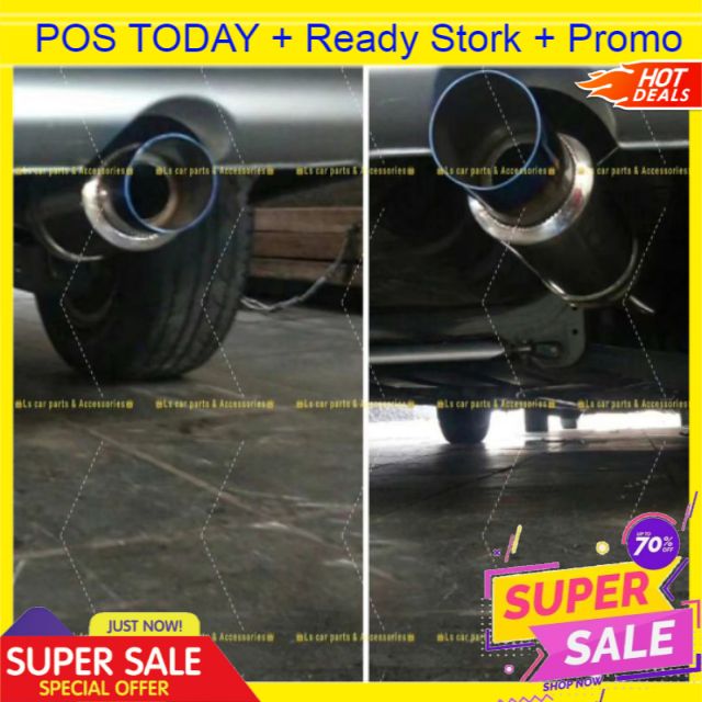 Hks Exhaust HKS Pipe muffler Flow Rear Sport Bullet Car Racing Sound ...