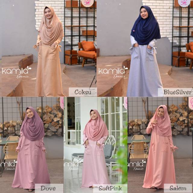 Kamila set (kamila Robe With Standard/aisha Robe) | Shopee Malaysia