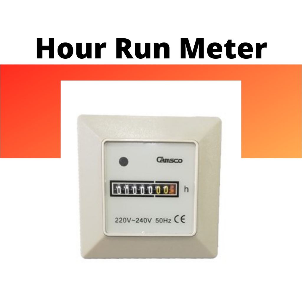 CAMSCO hour run meter HM-1 AC220-240V | Shopee Malaysia