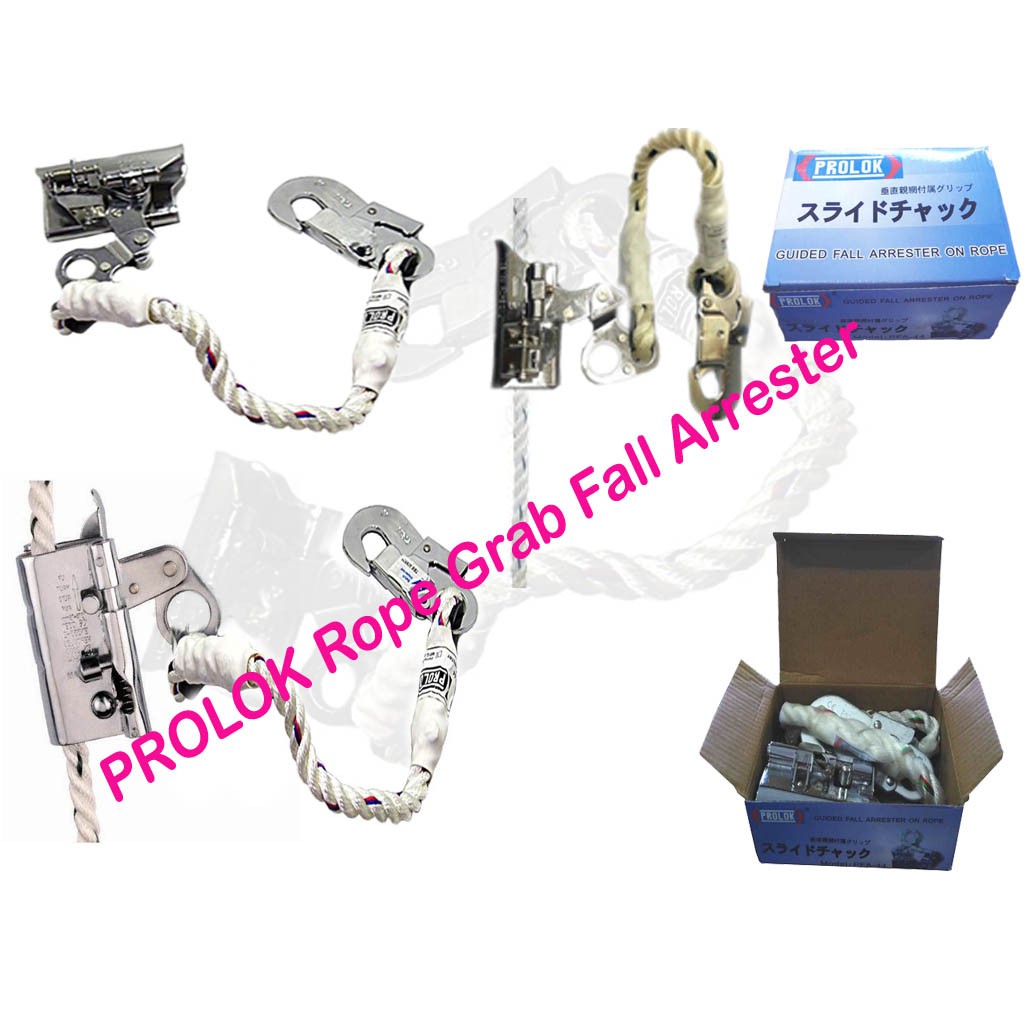 PROLOK Rope Grab Fall Arrester c/w Lanyard (PREMIUM TYPE) | Shopee Malaysia