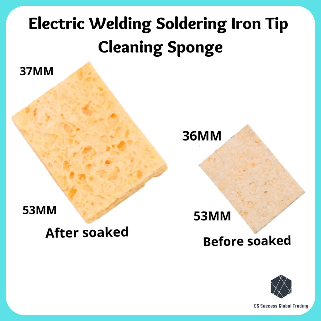 🔥Hot Product🔥 Electric Welding Soldering Iron Tip Cleaning Sponge ...