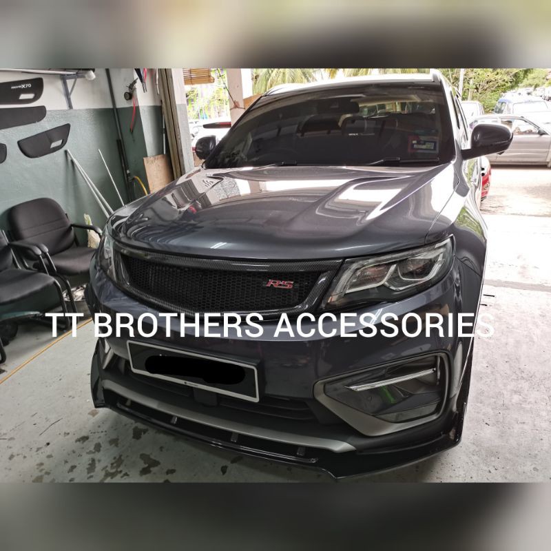 PROTON X70 X 70 FRONT GRILLE CARBON COLOR PLUG AND PLAY (READY STOCK ...