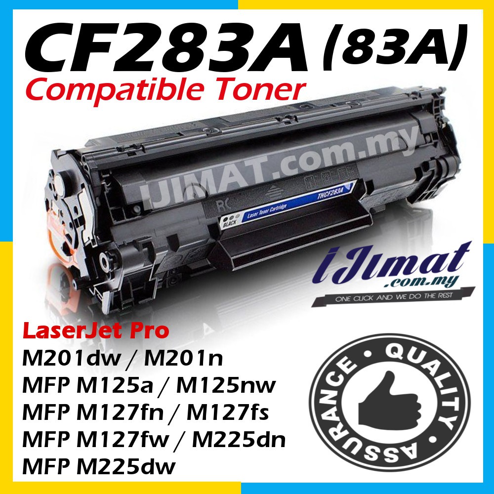 Compatible CF283A 83A CF283X 83X Laser Toner Cartridge For HP LaserJet ...
