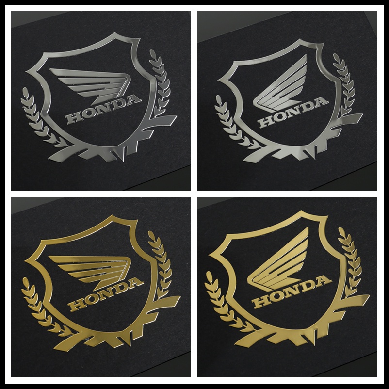 Waterproof self adhesive metallic decal emblem logo metal sticker for ...