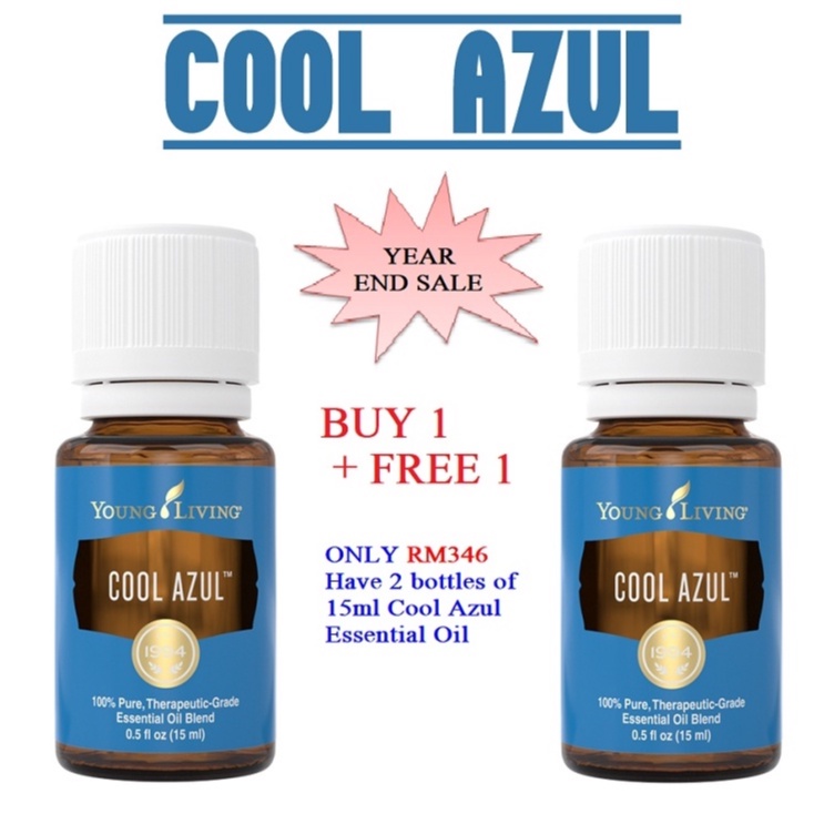 YEAR END HOT DEAL !! COOL AZUL Essential Oil 15ml BUY 1 FREE 1 - Young ...